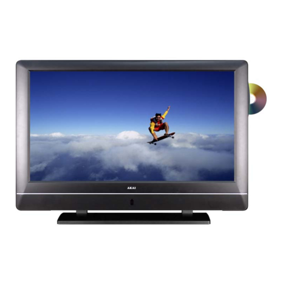 AKAI LCT40Z4AD TV DVD COMBO SPECIFICATION SHEET | ManualsLib