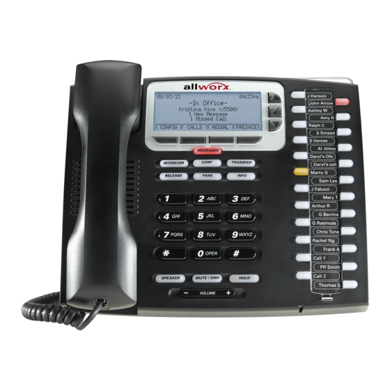 ALLWORX 9224 IP PHONE INSTRUCTIONS | ManualsLib