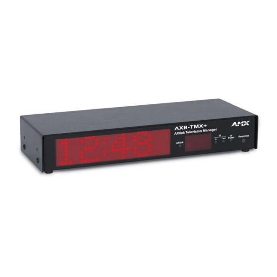 AMX AXB-TMC INSTRUCTION MANUAL Pdf Download | ManualsLib