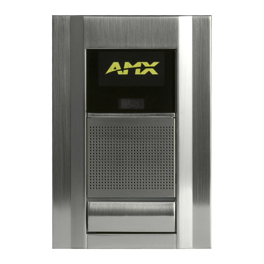 AMX MET-ECOM-D INTERCOM SYSTEM INSTALLATION MANUAL | ManualsLib