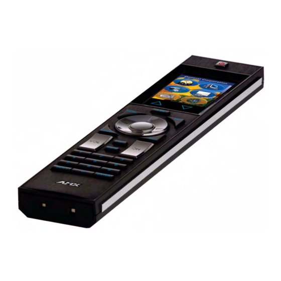 AMX MIO R-4 REMOTE CONTROL OPERATION/REFERENCE MANUAL | ManualsLib