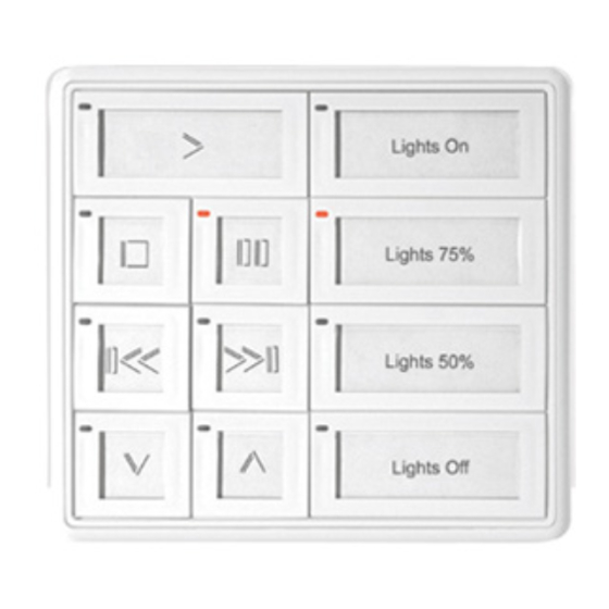 AMX MIO-PRESTIGE-D KEYPAD SPECIFICATIONS | ManualsLib