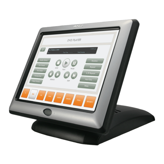 AMX MODERO NXD-1200V TOUCH PANEL DATASHEET | ManualsLib