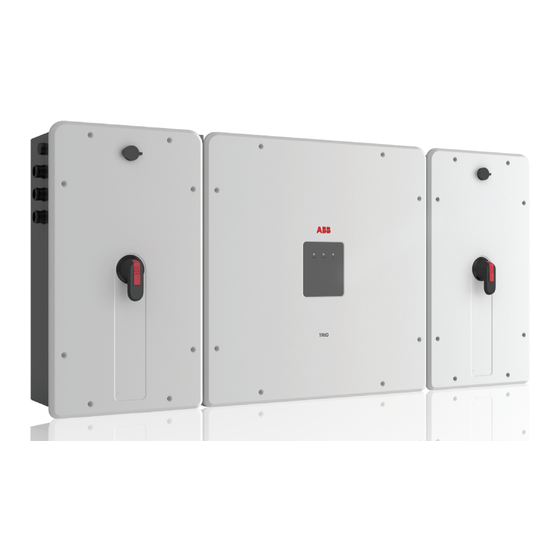 ABB TRIO-50.0-TL-OUTD-US QUICK INSTALLATION MANUAL Pdf Download ...
