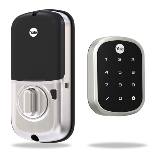 YALE ASSURE LOCK SL YRD256 INSTALLATION AND PROGRAMMING INSTRUCTIONS ...