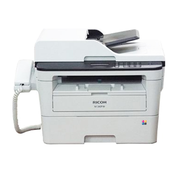 RICOH M 340 SETUP MANUAL Pdf Download | ManualsLib