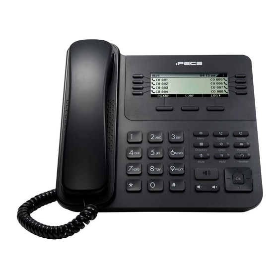 LG-ERICSSON IPECS LIP-9030 KEY FEATURES MANUAL Pdf Download | ManualsLib