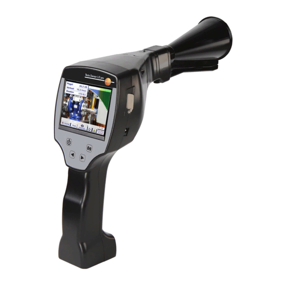 TESTO SENSOR LD PRO INSTRUCTION MANUAL Pdf Download | ManualsLib