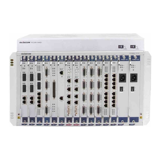 RAISECOM RC3000-15 HARDWARE DESCRIPTION Pdf Download | ManualsLib