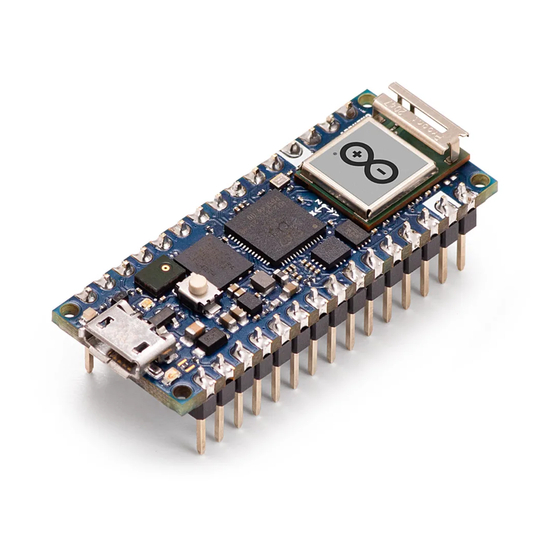 ARDUINO NANO RP2040 CONNECT PRODUCT REFERENCE MANUAL Pdf Download ...