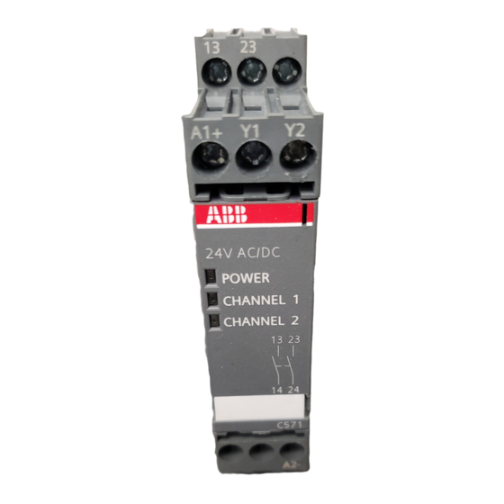 ABB C571 OPERATING INSTRUCTIONS MANUAL Pdf Download | ManualsLib