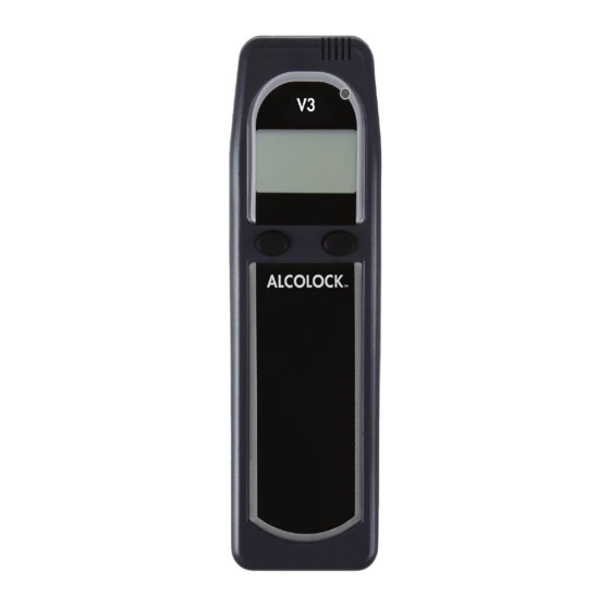 ALCOHOL COUNTERMEASURE SYSTEMS ALCOLOCK V3 B-2 SERIES INSTRUCTION ...