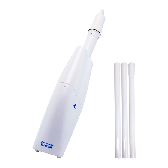 POOL BLASTER IVAC 50 QUICK START MANUAL Pdf Download | ManualsLib