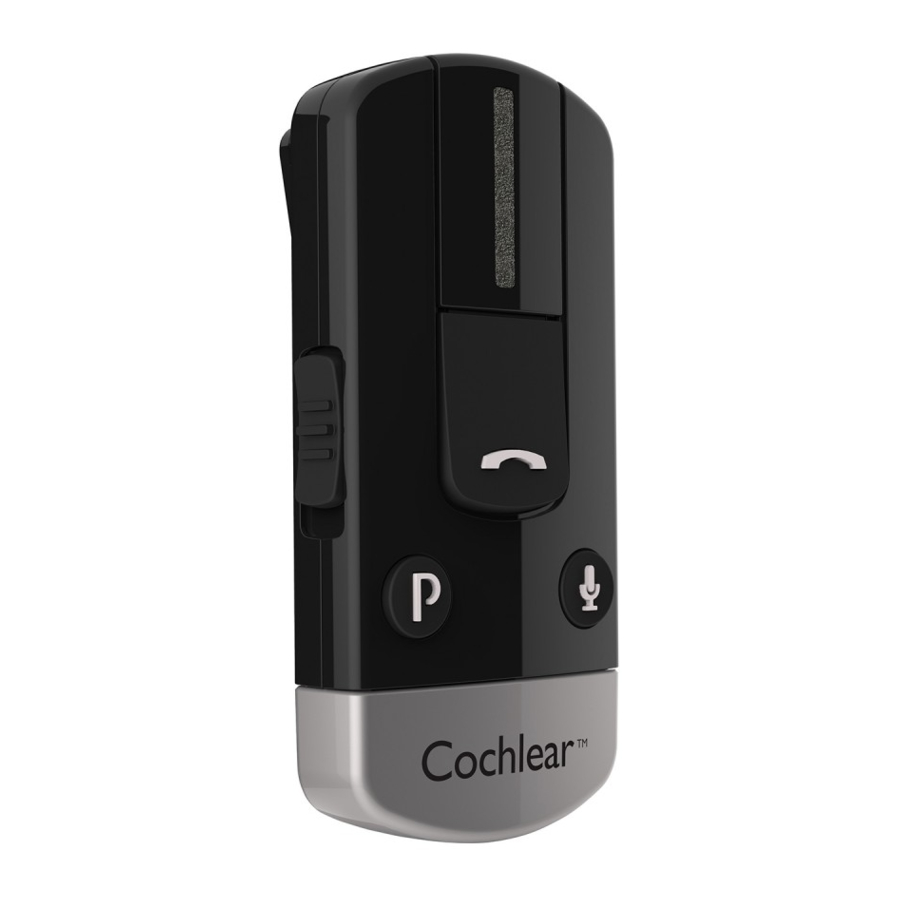 COCHLEAR CP900 SERIES QUICK MANUAL Pdf Download | ManualsLib