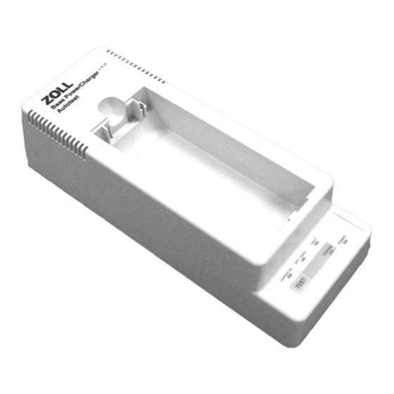 ZOLL BASE POWERCHARGER 1X1 OPERATOR'S MANUAL Pdf Download | ManualsLib