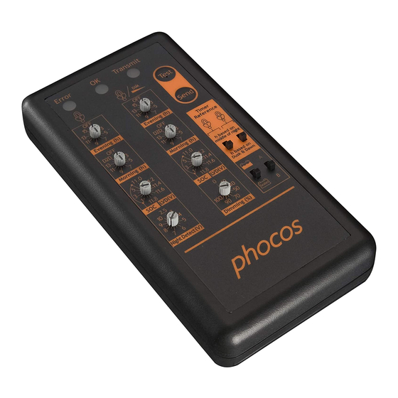 PHOCOS CIS-CU USER MANUAL Pdf Download | ManualsLib