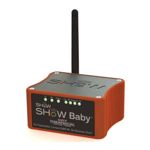 CITY THEATRICAL SHOW DMX SHOW BABY USER MANUAL Pdf Download | ManualsLib