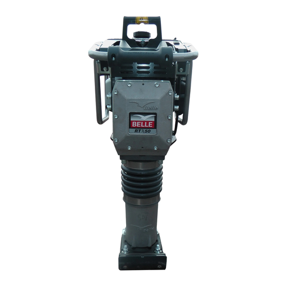 BELLE RTX 50 OPERATOR'S MANUAL Pdf Download | ManualsLib