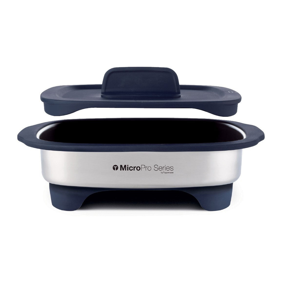 TUPPERWARE MICROPRO SERIES MANUAL Pdf Download | ManualsLib