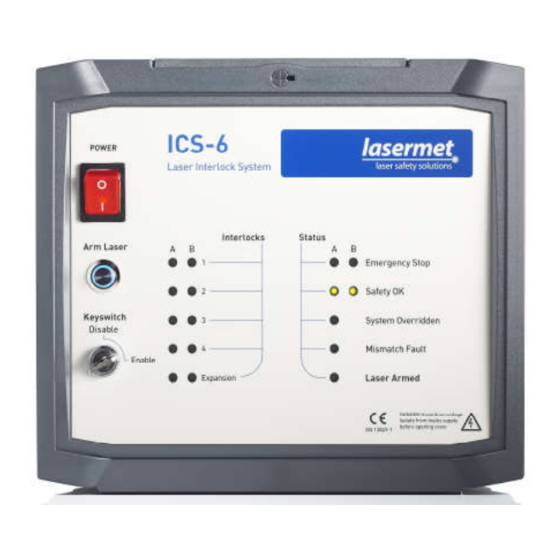 LASERMET ICS-6 INSTRUCTION MANUAL Pdf Download | ManualsLib