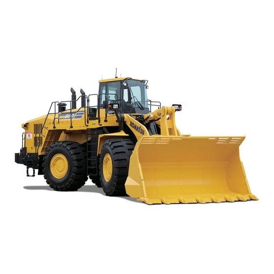 KOMATSU WA600-8 OPERATION & MAINTENANCE MANUAL Pdf Download | ManualsLib
