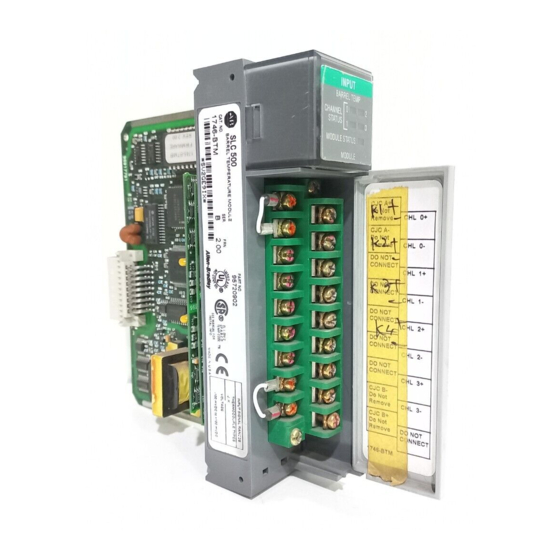 ROCKWELL AUTOMATION ALLEN-BRADLEY 1746-BTM USER MANUAL Pdf Download ...