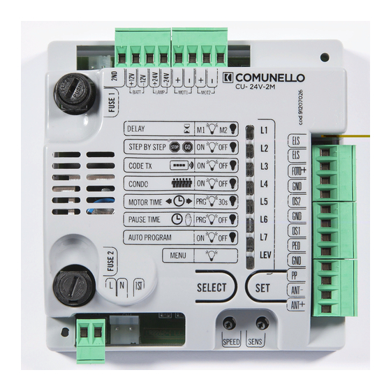 COMUNELLO CU-230V-1M INSTALLATION AND USER MANUAL Pdf Download | ManualsLib