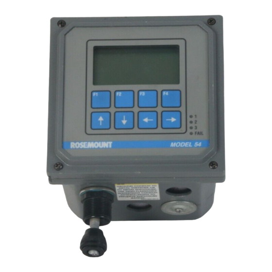 ROSEMOUNT ANALYTICAL 54C INSTRUCTION MANUAL Pdf Download | ManualsLib
