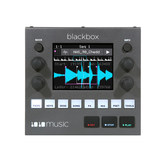 1010MUSIC BLACKBOX QUICK START MANUAL Pdf Download | ManualsLib