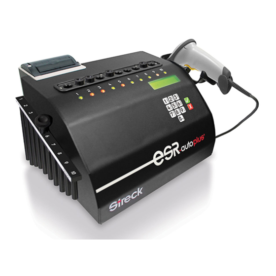 STRECK ESR-AUTO PLUS 506 OPERATOR'S MANUAL Pdf Download | ManualsLib