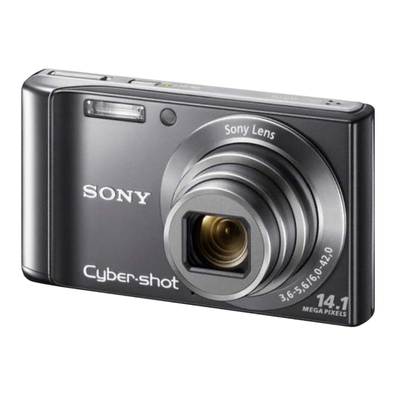 SONY DSC-W370 SERVICE MANUAL Pdf Download | ManualsLib