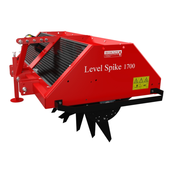 REDEXIM LEVEL-SPIKE 1700 OPERATOR AND PARTS MANUAL Pdf Download ...