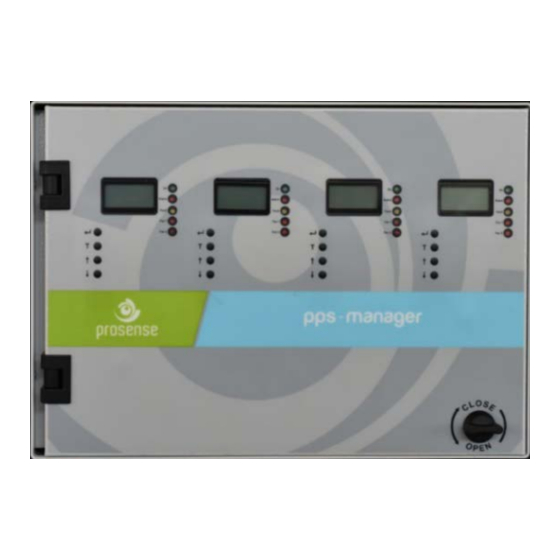 PROSENSE PPS MANAGER USER MANUAL Pdf Download | ManualsLib