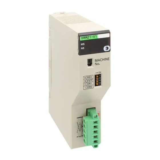 OMRON DEVICENET CV SERIES OPERATION MANUAL Pdf Download | ManualsLib