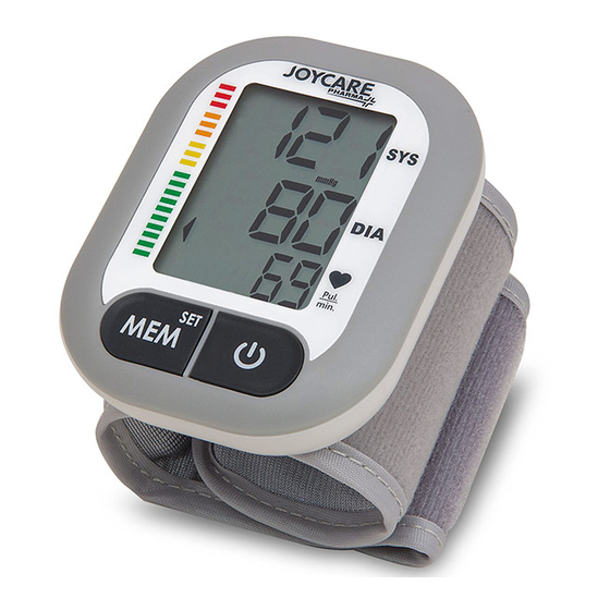 JOYCARE JC-604 USER MANUAL Pdf Download | ManualsLib