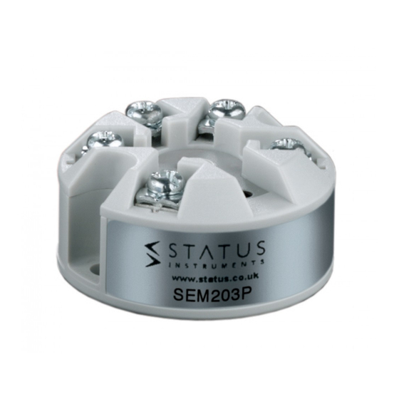 STATUS INSTRUMENTS SEM203P MKII OPERATING SPECIFICATIONS Pdf Download ...