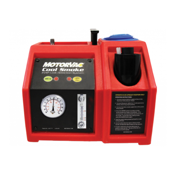 MOTORVAC COOL SMOKE USER MANUAL Pdf Download | ManualsLib