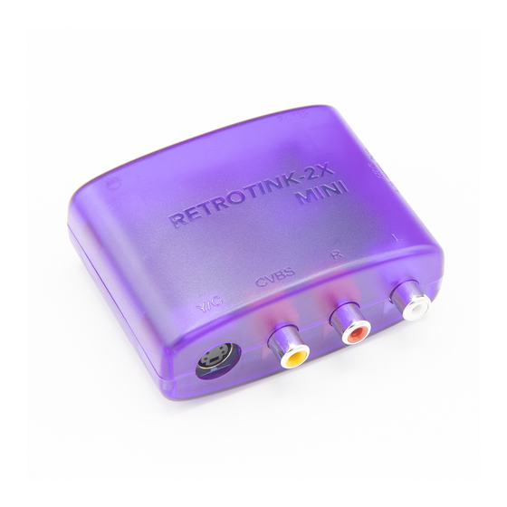 RETROTINK 2X-MINI USER MANUAL Pdf Download | ManualsLib