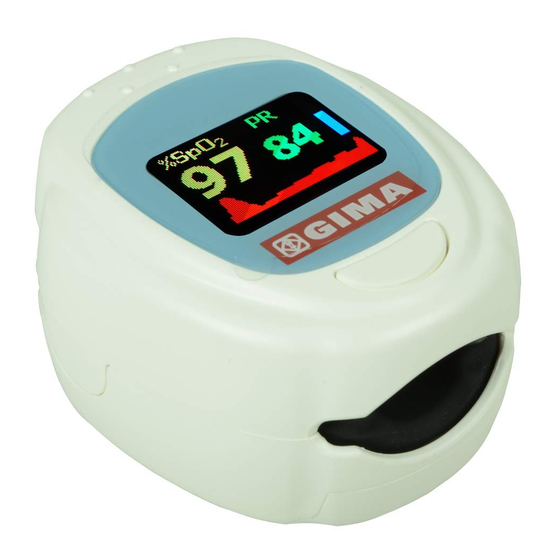 GIMA OXY-PED USE AND MAINTENANCE BOOK Pdf Download | ManualsLib