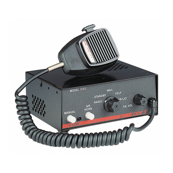 CODE 3 3672S INSTALLATION AND OPERATION INSTRUCTIONS MANUAL Pdf ...