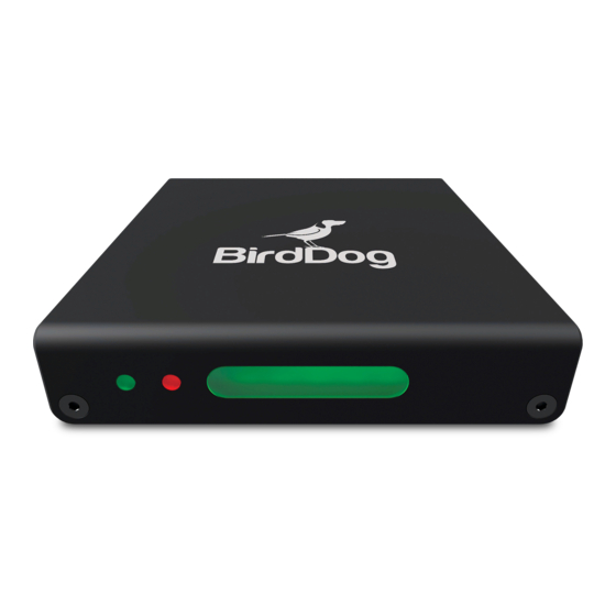 BIRDDOG MINI QUICK START MANUAL Pdf Download | ManualsLib