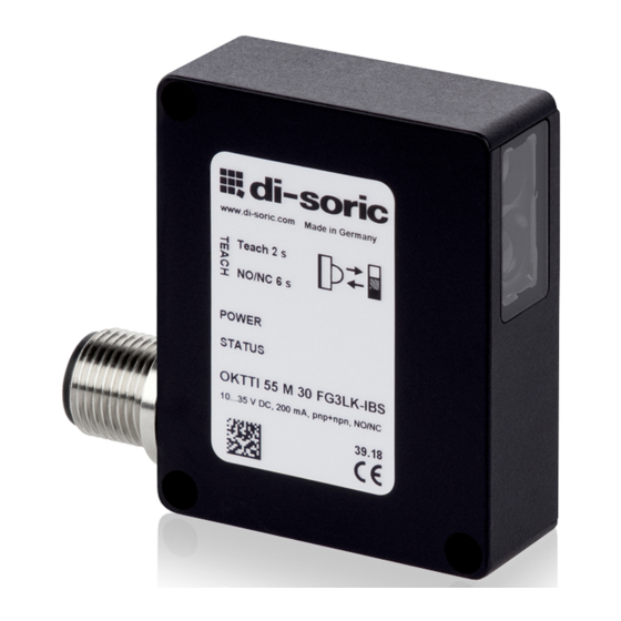 DI-SORIC OKTTI 55 M 30 FG3LK-IBS MANUAL Pdf Download | ManualsLib