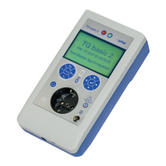 GMW TG BASIC 2 OPERATING MANUAL Pdf Download | ManualsLib
