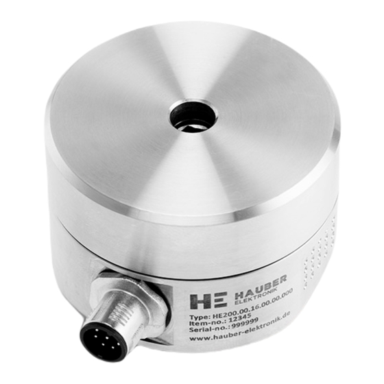 HAUBER HE250 SERIES INSTRUCTION MANUAL Pdf Download | ManualsLib