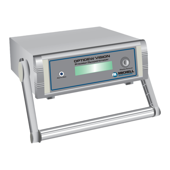 MICHELL INSTRUMENTS OPTIDEW USER MANUAL Pdf Download | ManualsLib