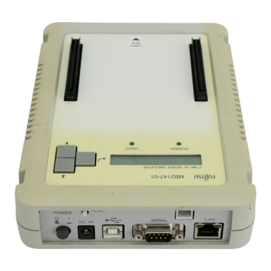 FUJITSU F2MC-16 OPERATION MANUAL Pdf Download | ManualsLib