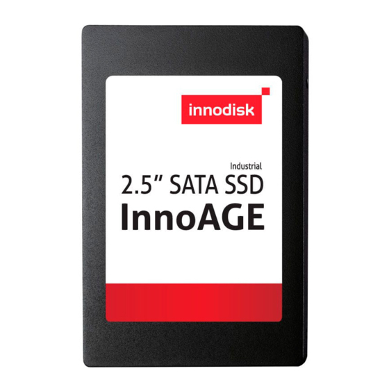 INNODISK INNOAGE 2.5” SATA SSD 3TI7 MANUAL Pdf Download | ManualsLib
