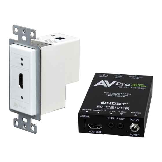 AVPROEDGE AC-CXWP-HDMO-BKT USER MANUAL Pdf Download | ManualsLib