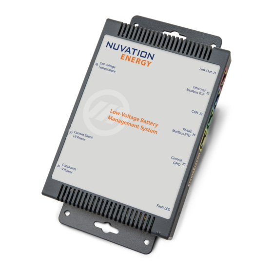 NUVATION ENERGY NUV300-BC-12 PRODUCT MANUAL Pdf Download | ManualsLib