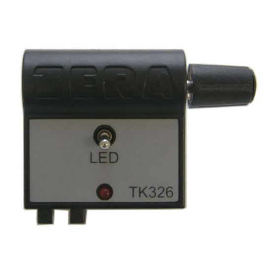 ZERA TK326 OPERATION MANUAL Pdf Download | ManualsLib
